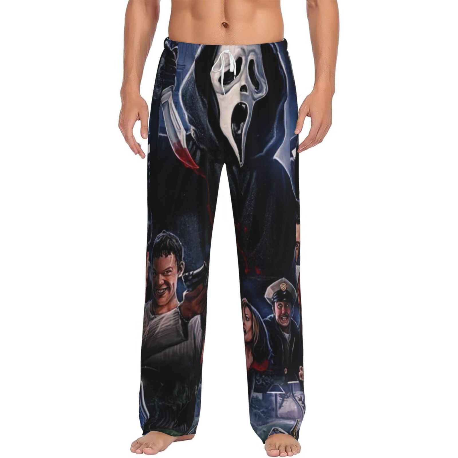 Scream Scary Movie Men's Pajama Pants Lounge Fashion Cozy Daily ...