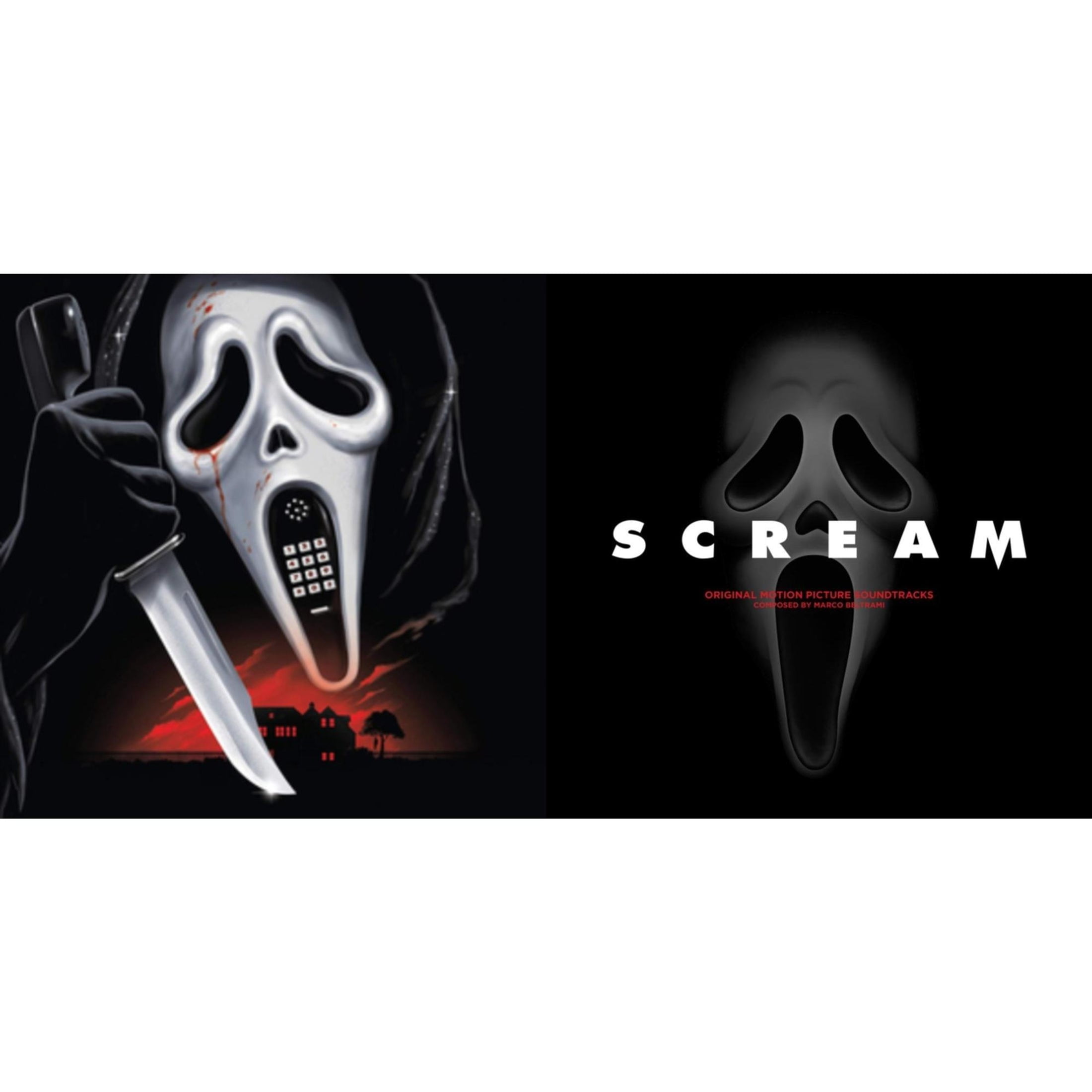 Scream / Scream 2 (Red LP Vinyl) & Scream (Original Motion Picture ...