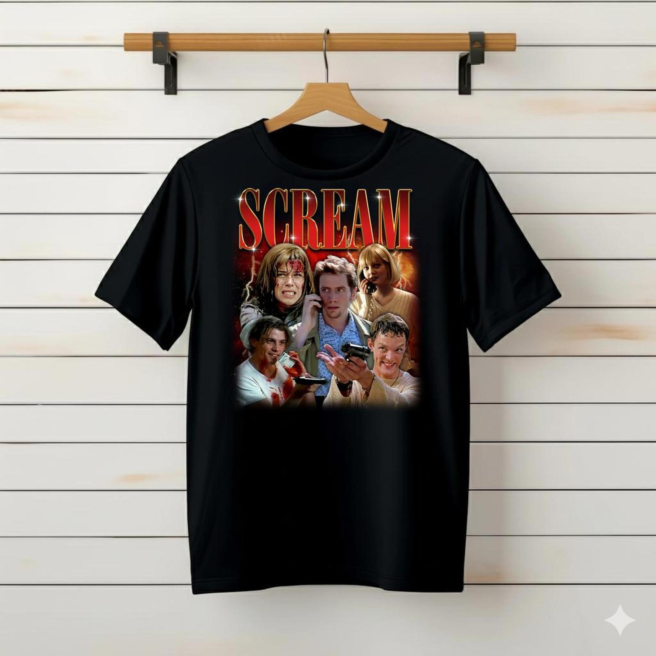 Scream Shirt, stu macher###TeaBagTeaHouse, Unsiex Shirt - Walmart.com
