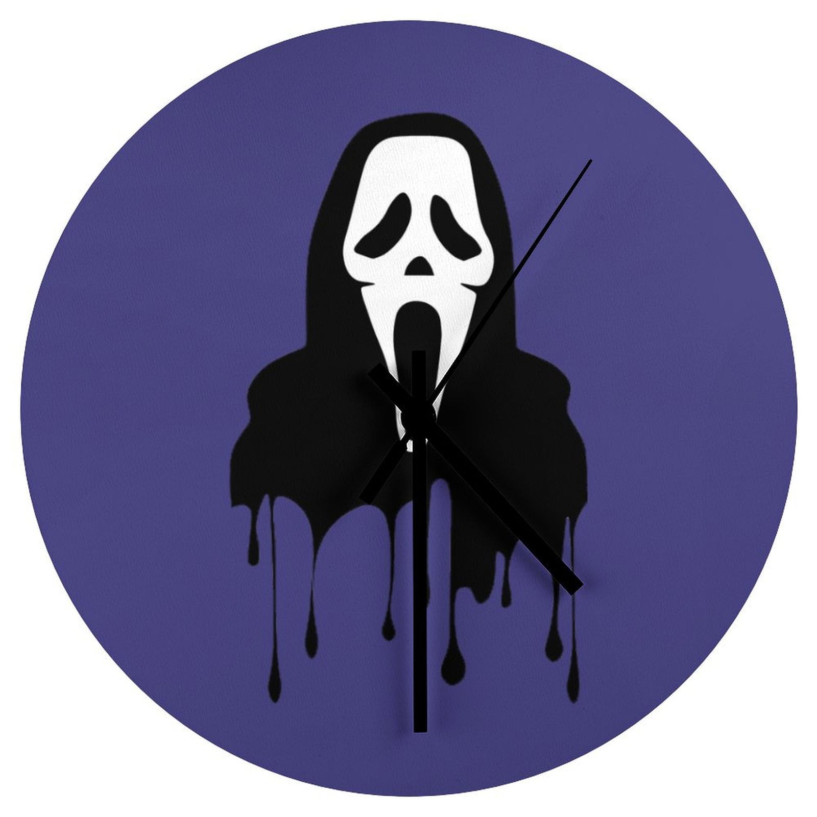 Scream Simple Wooden Wall Clock Without Scale For Home Living Room And ...