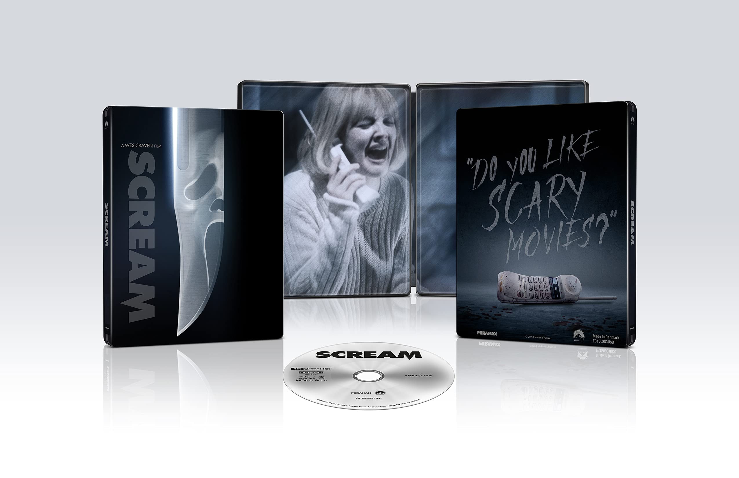Scream (Steelbook 4K Ultra-HD + Blu-ray) (Limited Edition) (2 Blu Ray ...