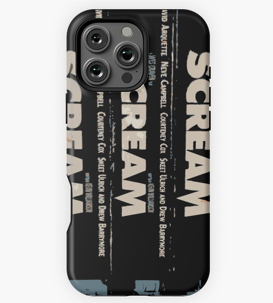 Scream VHS Retro Horror Movie GA2117 Phone Case for iPhone 11 to 17 Pro ...