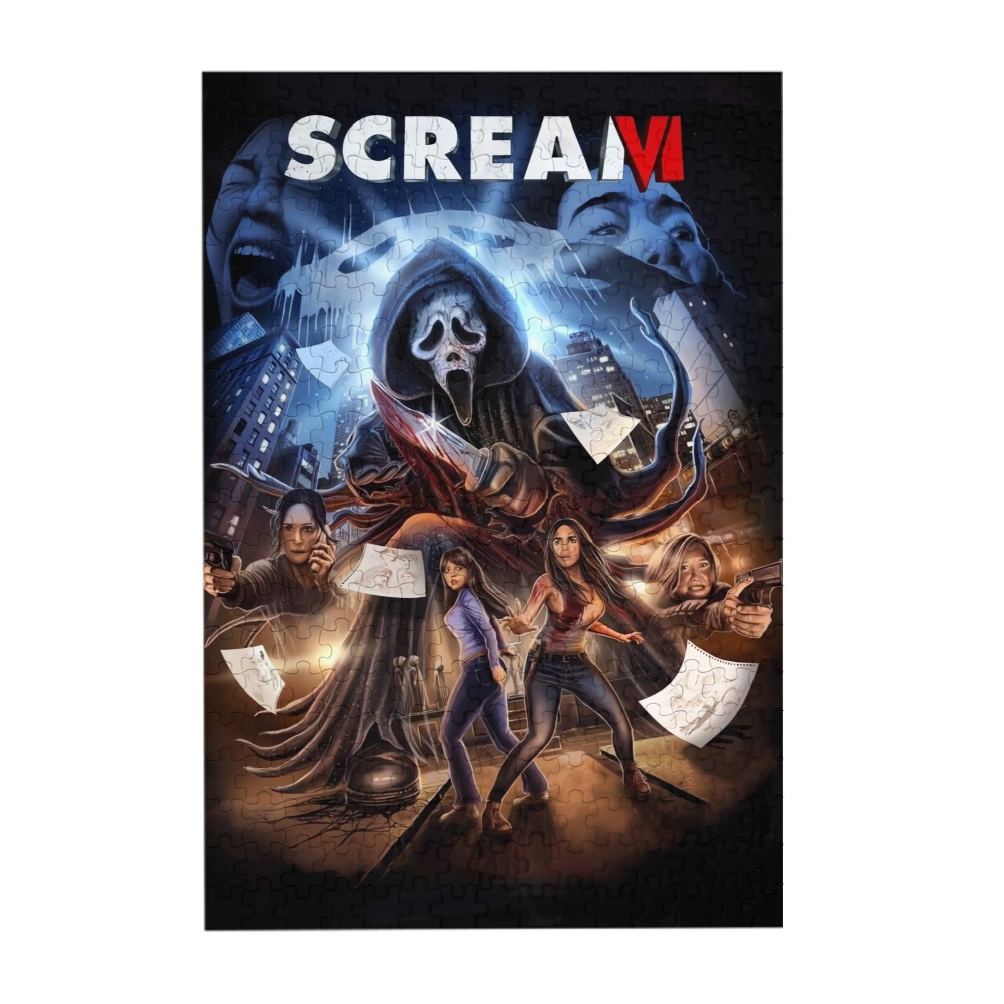Scream VI 300 Piece Puzzles, Wooden Jigsaw Puzzle, Fun And Challenging ...
