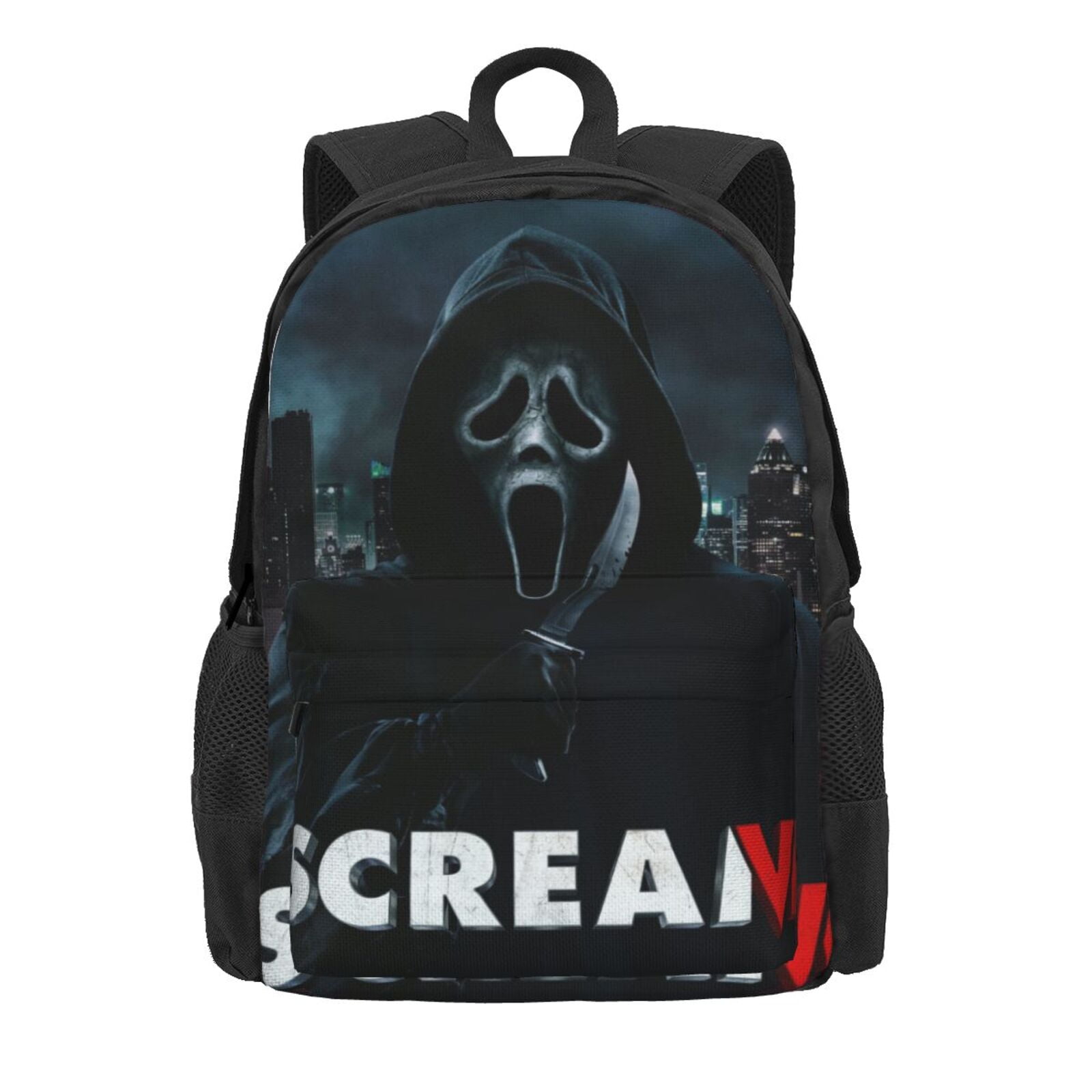 Scream VI Ghostface Backpack Adjustable Daypack Large Capacity School ...