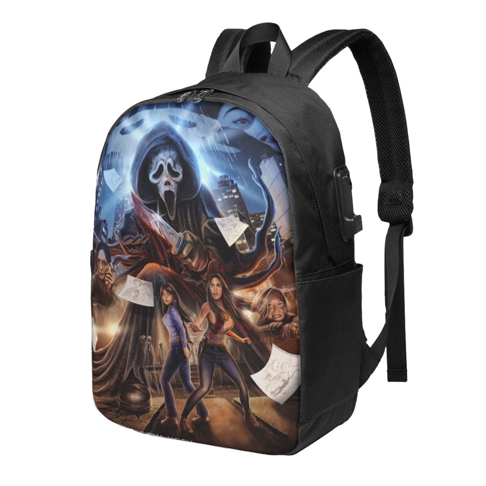 Scream VI Ghostface Backpack Lightweight Shoulders Daypack School Bag ...