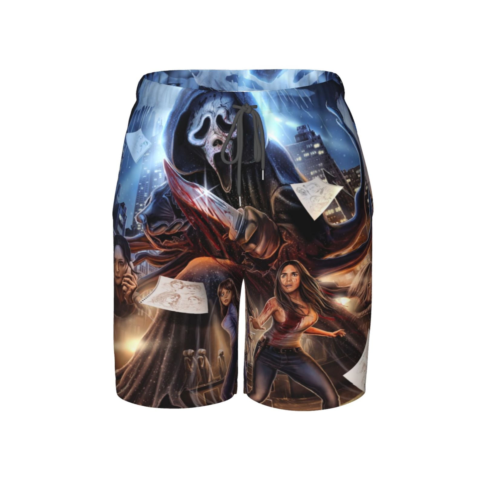 Scream VI Ghostface Boy's Swim Trunks Quick Dry Teen Board Shorts ...