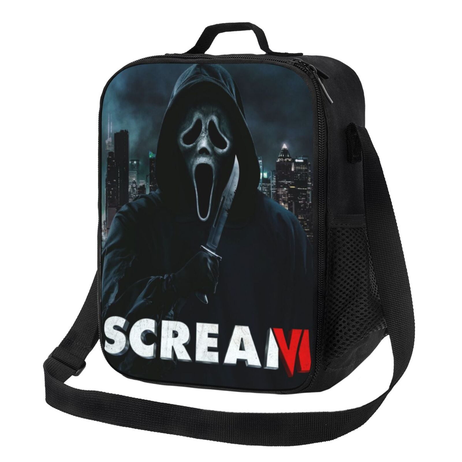 Scream VI Ghostface Portable Lunch Bag Tote Bento Bag Insulated Cooler ...
