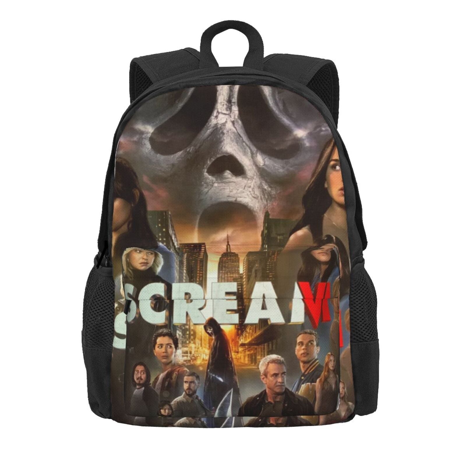 Scream VI Ghostface Scary Backpack Lightweight Daypack Large Capacity ...