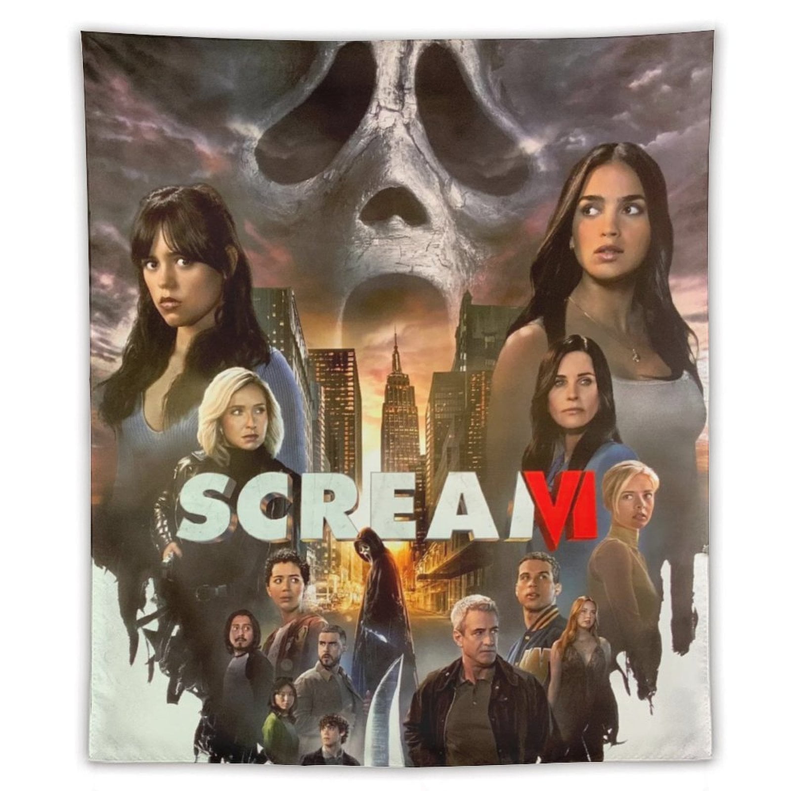 Scream VI Ghostface Scary Tapestry Luxury Wall Hanging Tapestries Decor ...