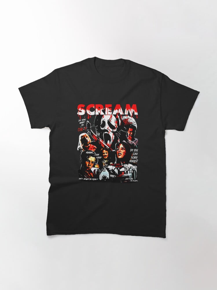 Scream Vintage Halloween Tshirt, Scream Horror Movie Shirt, Scream ...