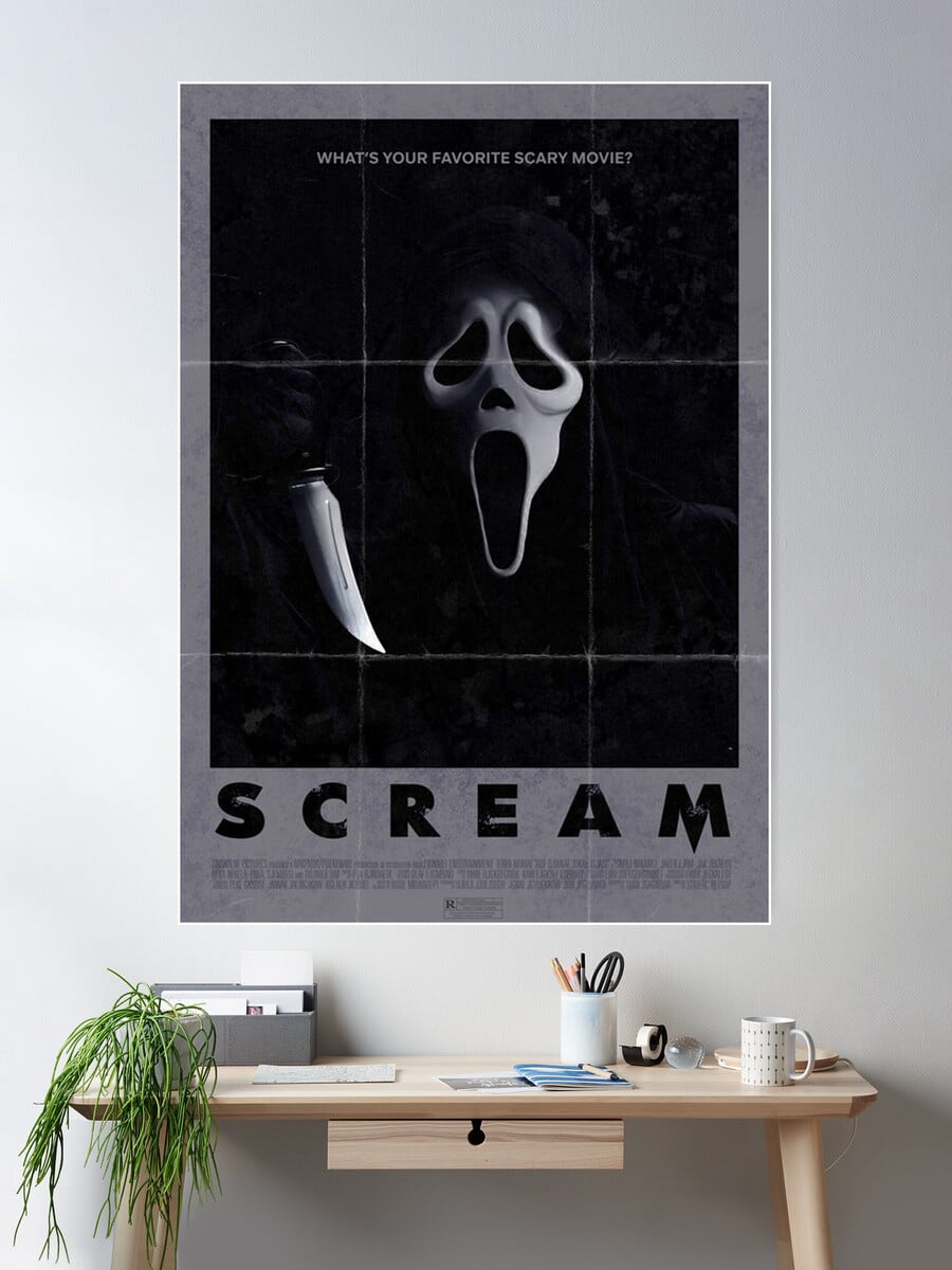 Scream Vintage Poster Wall Art, Modern Wall Decor For Living Room ...