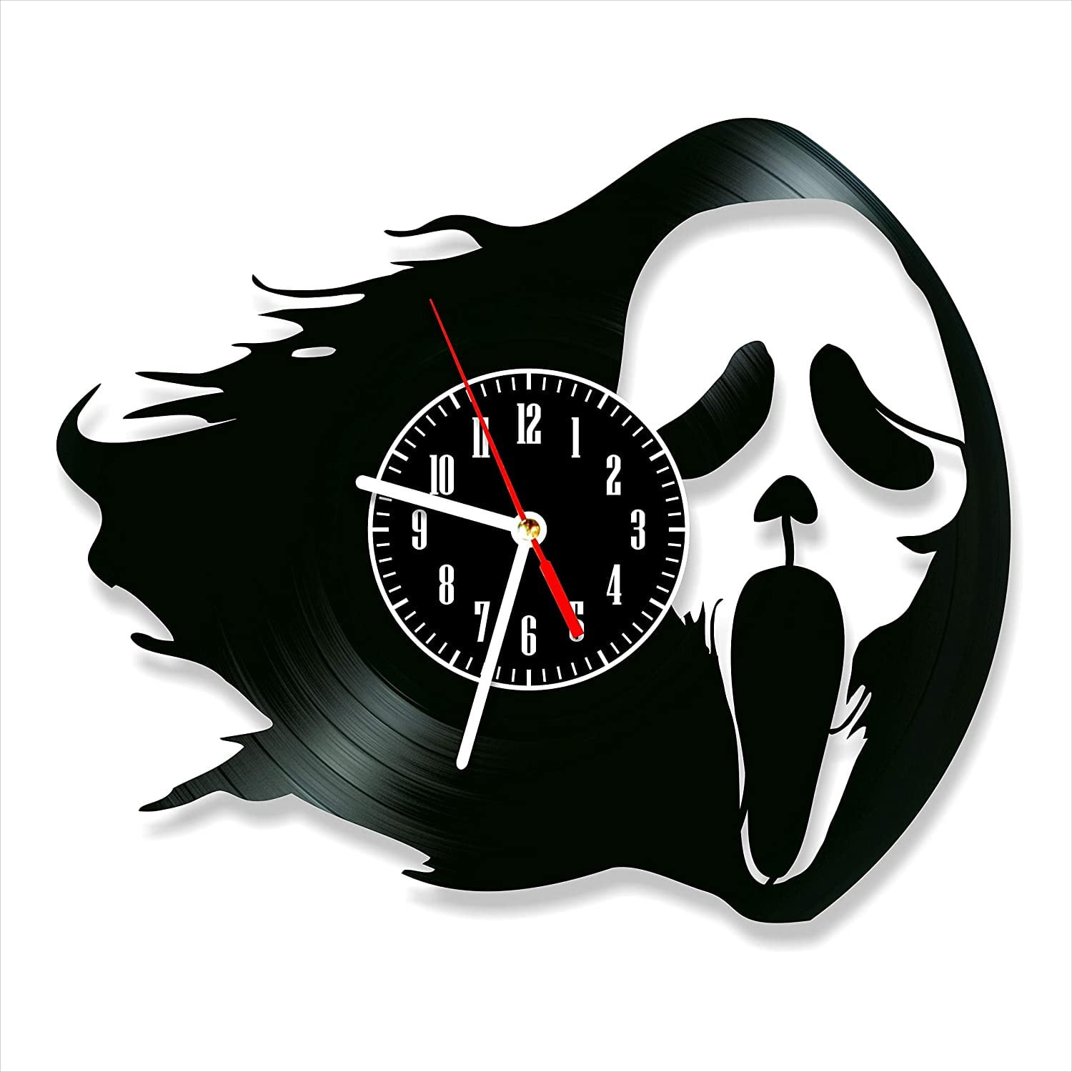 Scream Vinyl Record Wall Clock Retro style Wall clock Silent Home Decor ...