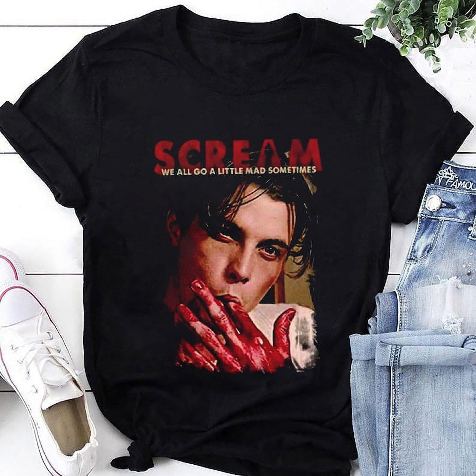 Scream We All Go A Little Mad Sometimes Billy Loomis T-Shirt, Scream ...