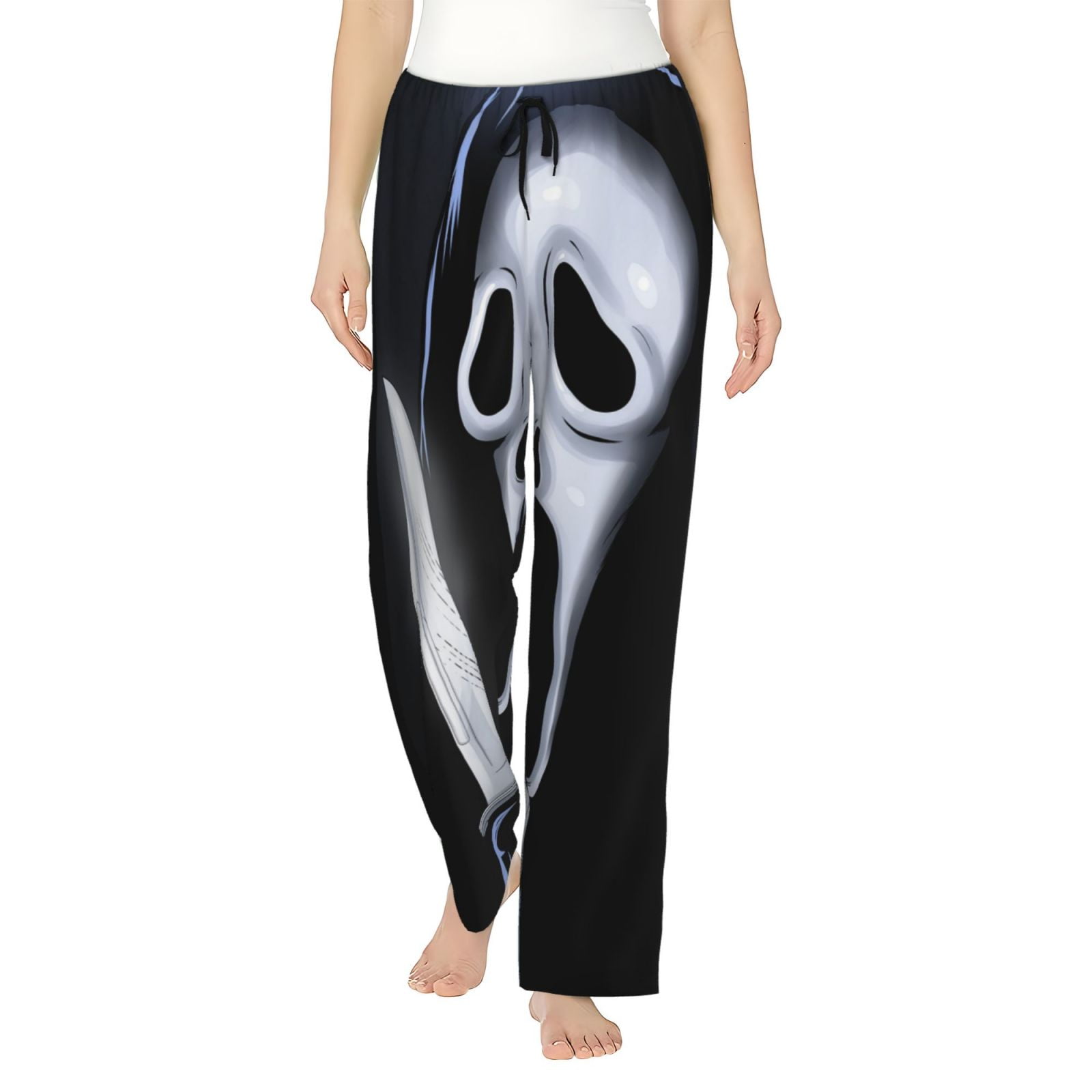 Scream Women's Pajama Pants Funny All Over Print Adult Lounge Sleep ...