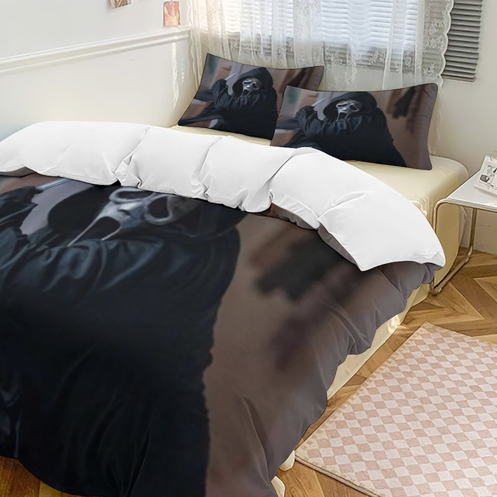 ScreamCartoon Collection 3-Piece Comforter Set, Personalized Bedding ...