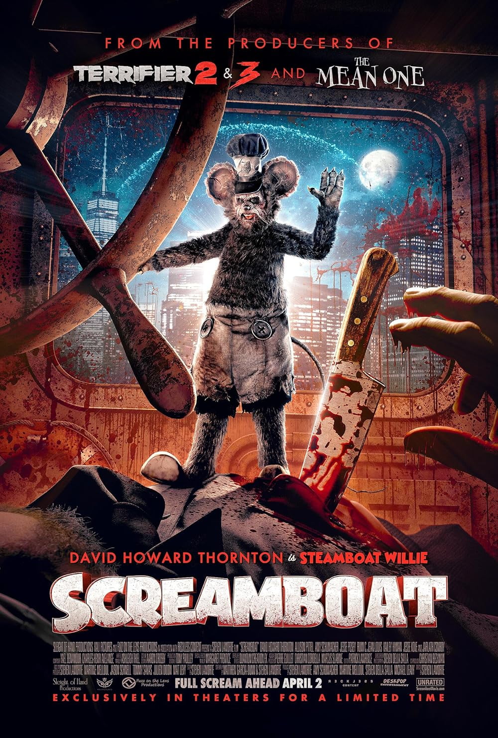 rgn Screamboat 2025 DVD, Horror Comedy Movie, Ferry Massacre with ...
