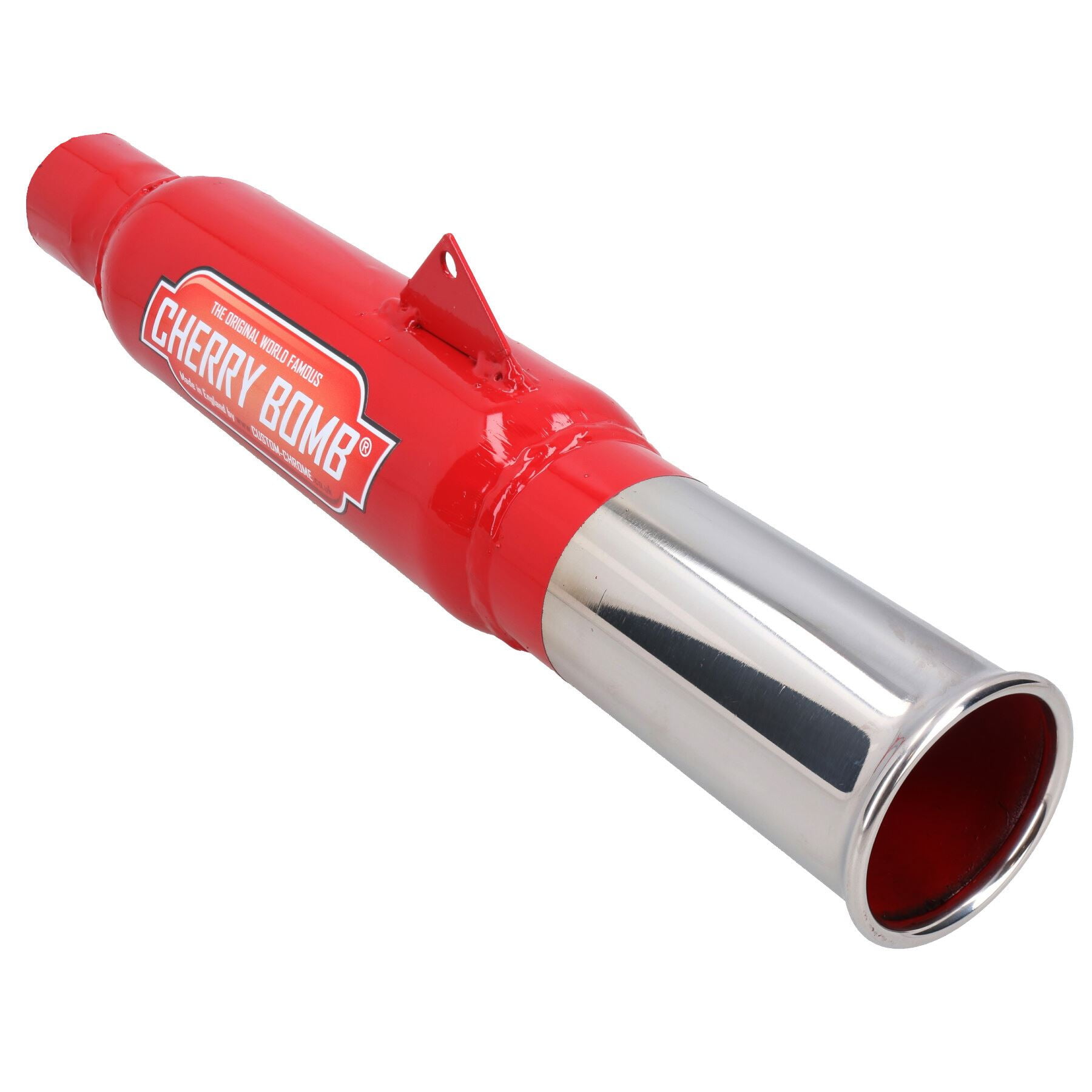Screamer Cherry Bomb Tail Bomb Round Chrome Tail Pipe Exhaust Pipe ID 2 ...