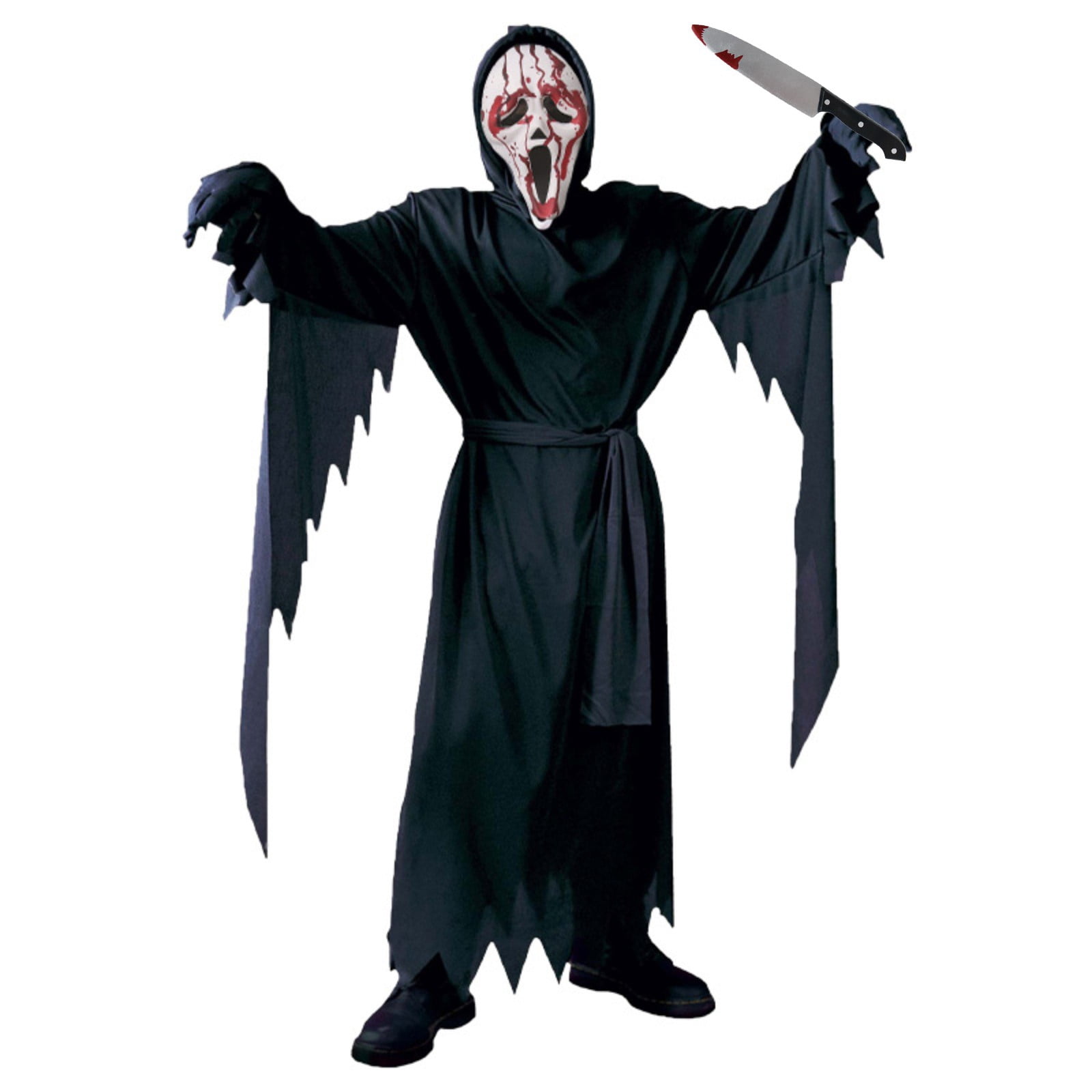 Screaming Costumes Horrible Cosplay Costumes with Ghost Face, Stage ...