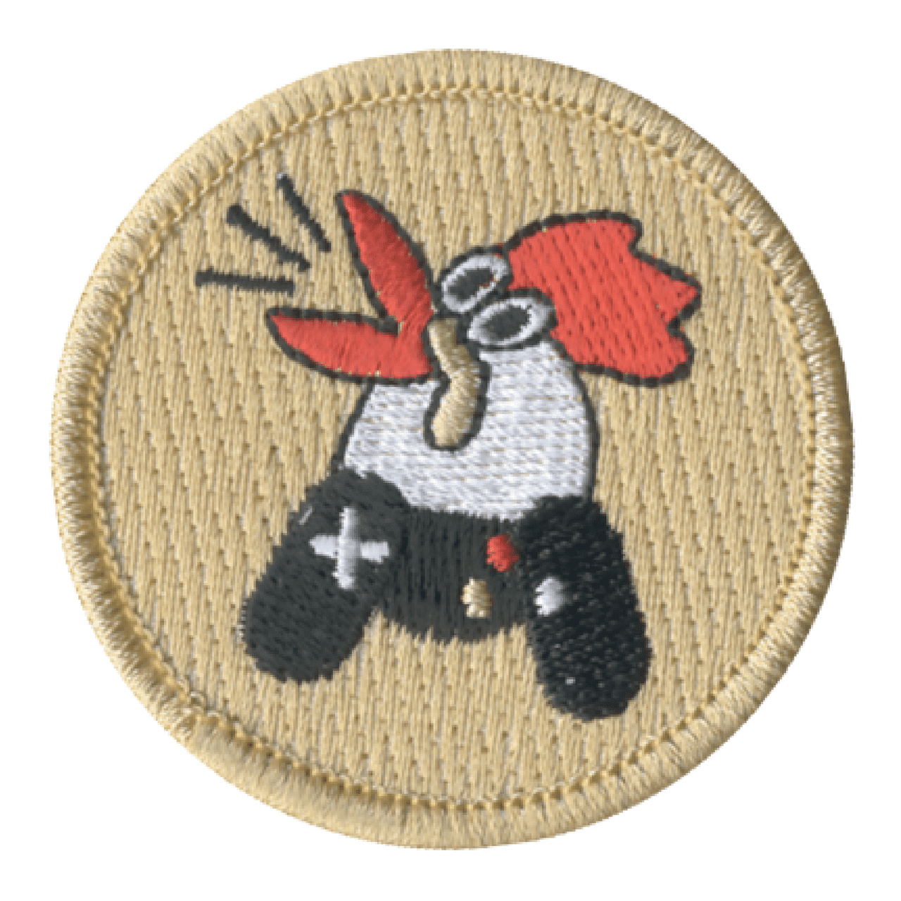 Screaming Gamer Chicken Patrol Patch (Sew-on) - ClassB - Walmart.com