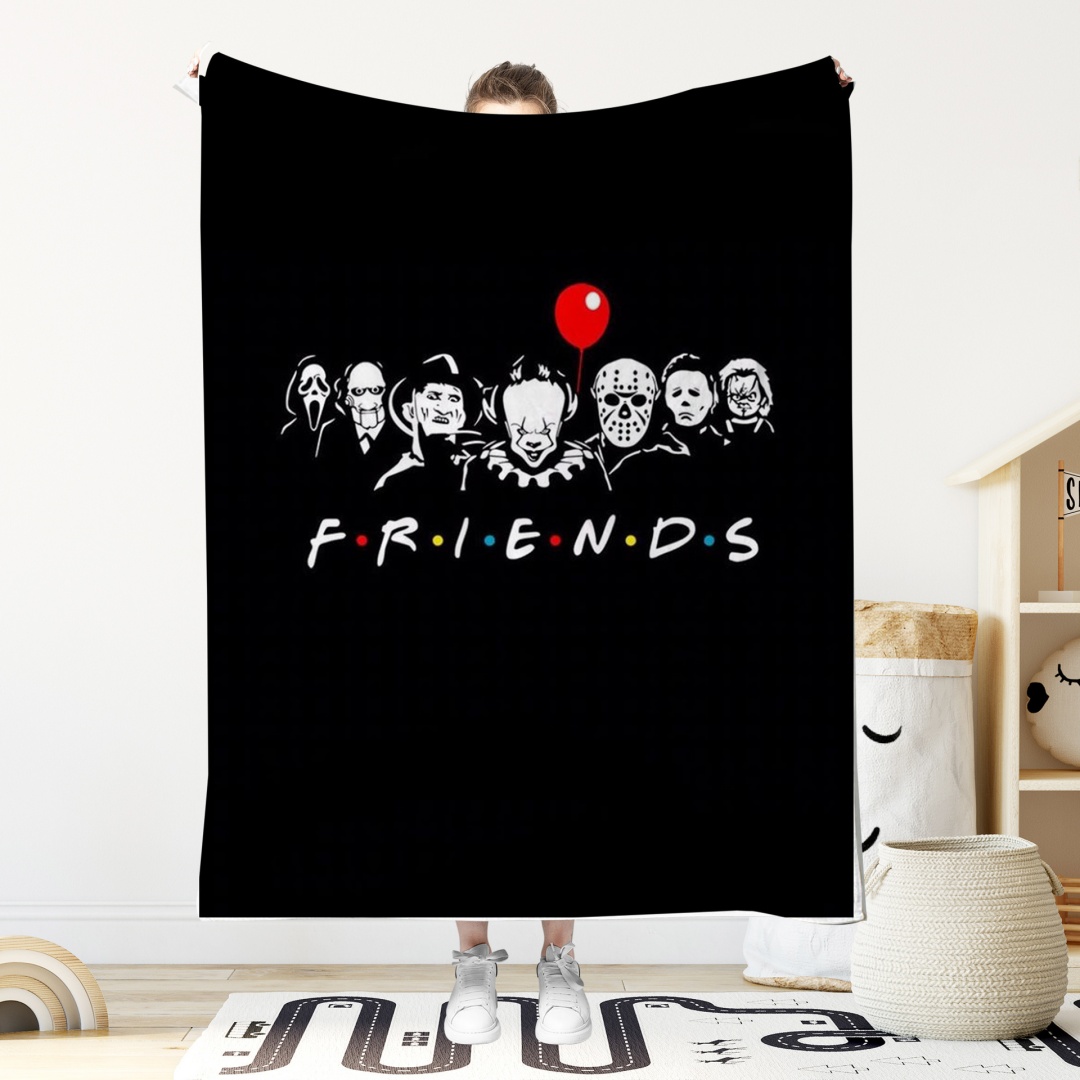 Screaming Ghost Face Blanket - Horror Print, Ultra Soft Scary Throw for ...