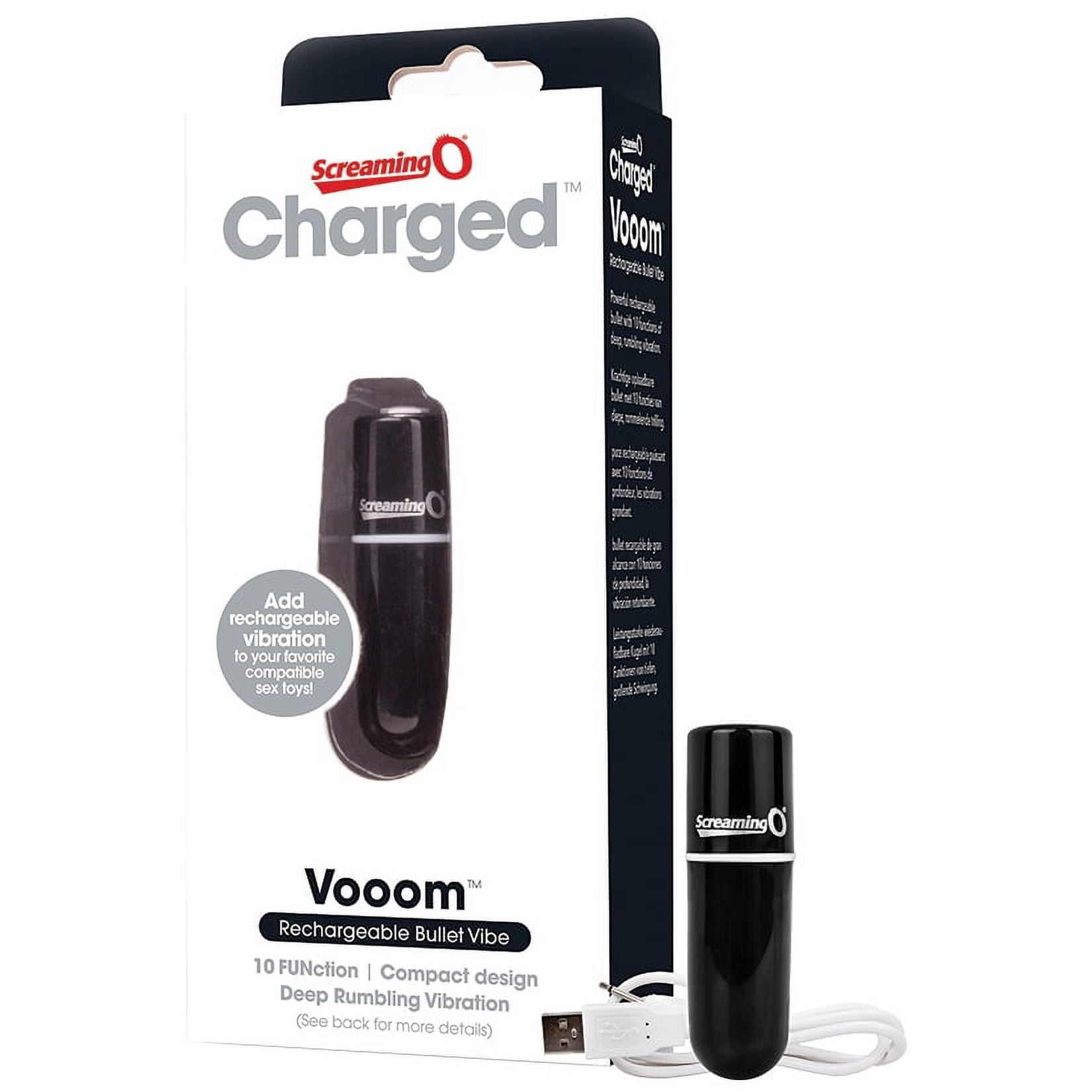 Screaming O Charged Vooom Bullet Vibrator, Black - Walmart.com