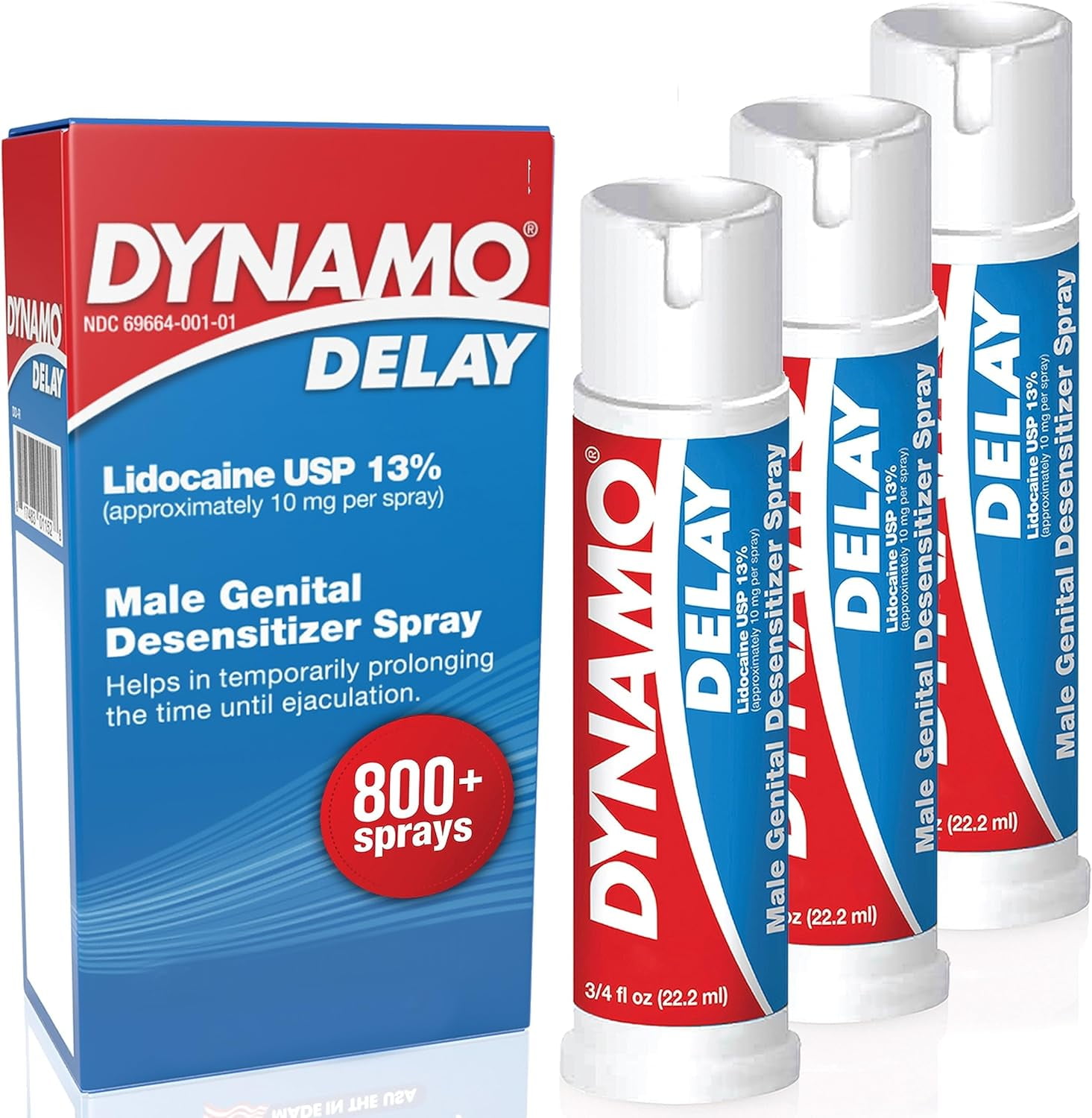 Screaming O Dynamo Delay Spray 3-Pack, Clinically Tested Men's Climax ...