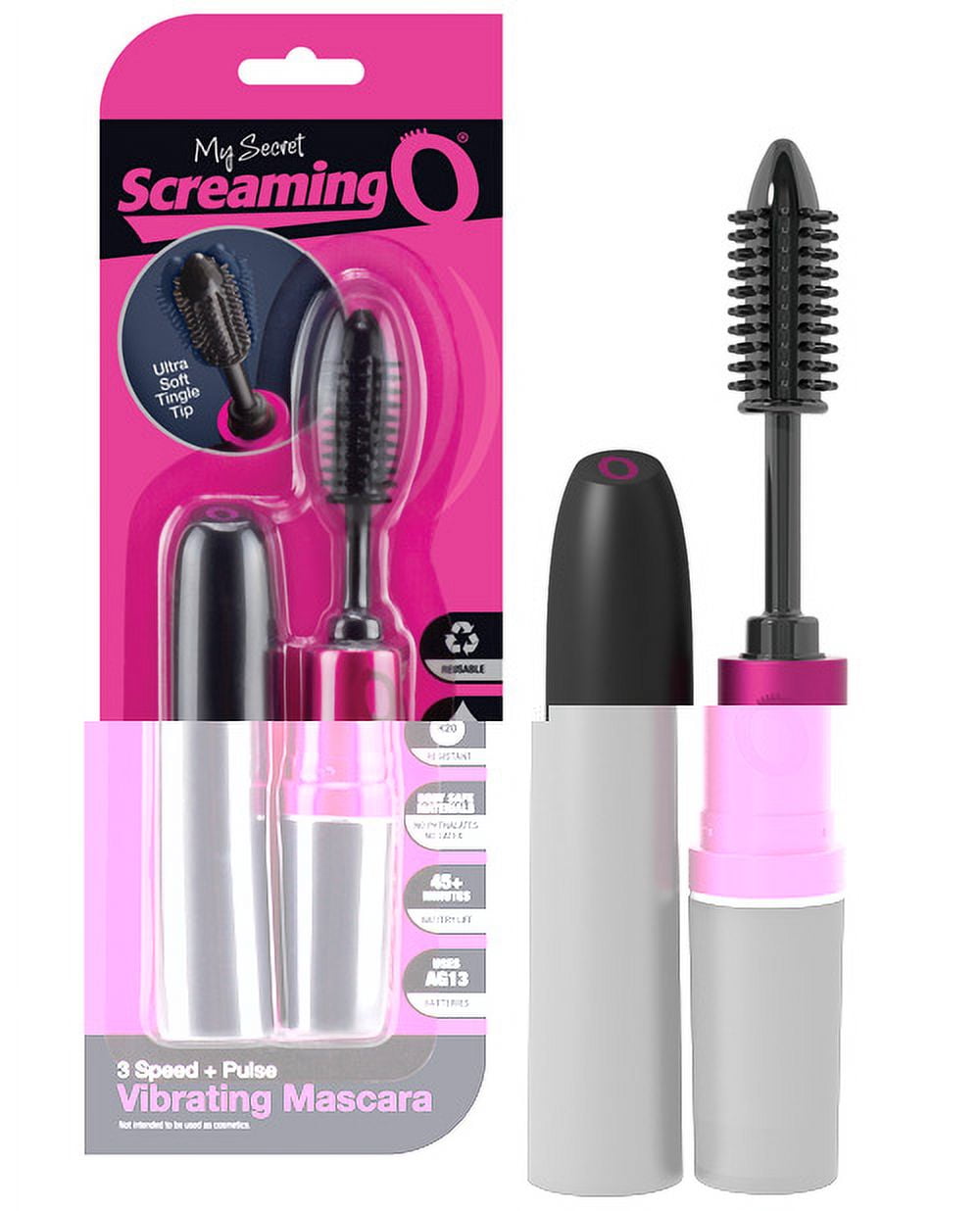Screaming O My Secret Screaming O Vibrating Mascara - Black/Pink ...