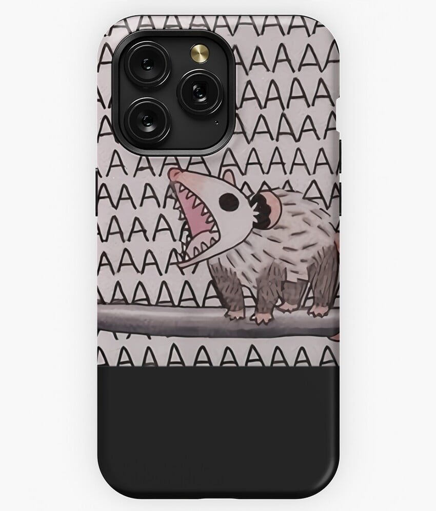 Screaming Possum Aaaaaa Meme M3379 Phone Case for iPhone 17 16 15 14 13 ...
