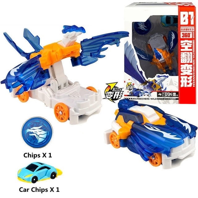Screechers Wild Deformation Car Quantum Team Action Figure Robot Kid ...