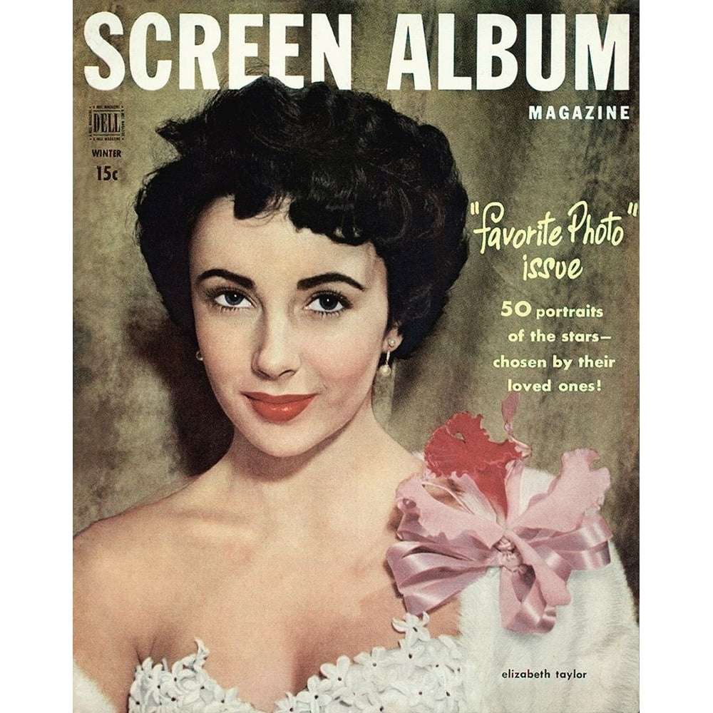 Screen Album Magazine - Elizabeth Taylor Poster Print by Hollywood ...
