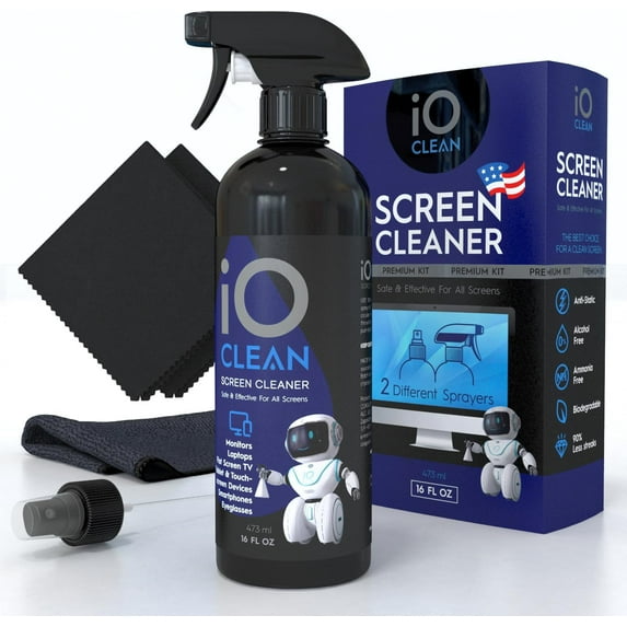Screen Cleaner Spray (16oz - 473ml) – Best Large Cleaning Kit for LCD ...
