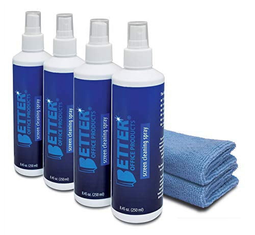 Screen Cleaner Spray Kit, 4 Pack - 4 Spray Bottles (Each 8.45 oz/Total ...