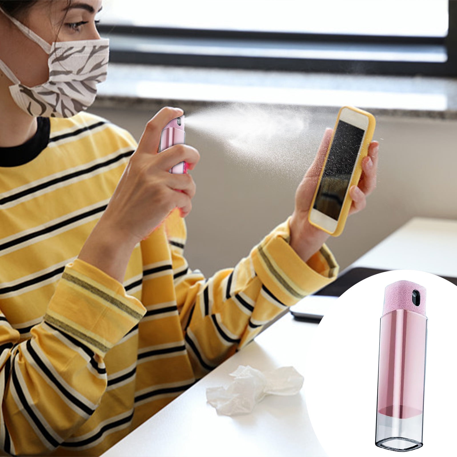 Screen Cleaner, Touchscreen Mist Cleaner Spray and Microfiber Cloth ...