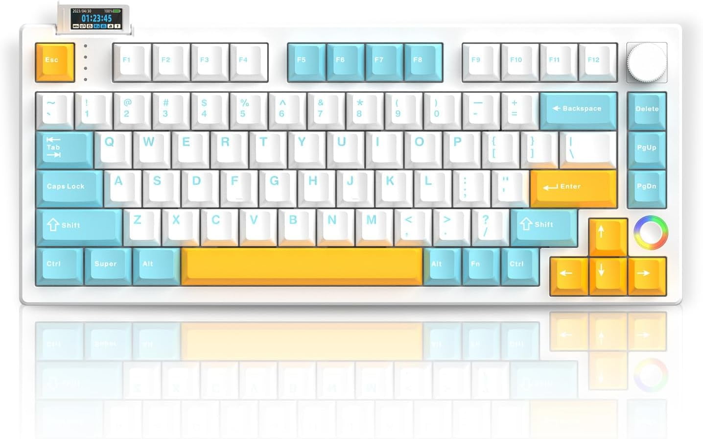 Screen Design: Featuring a sleek flip-up display for instant time and ...