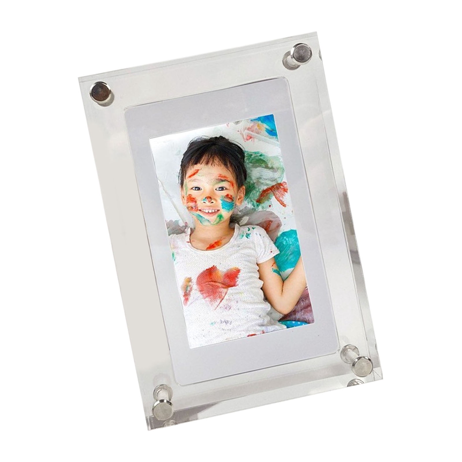 Elegant Digital Frame with Video Playback Acrylic Panel USB Powered 5/7 ...