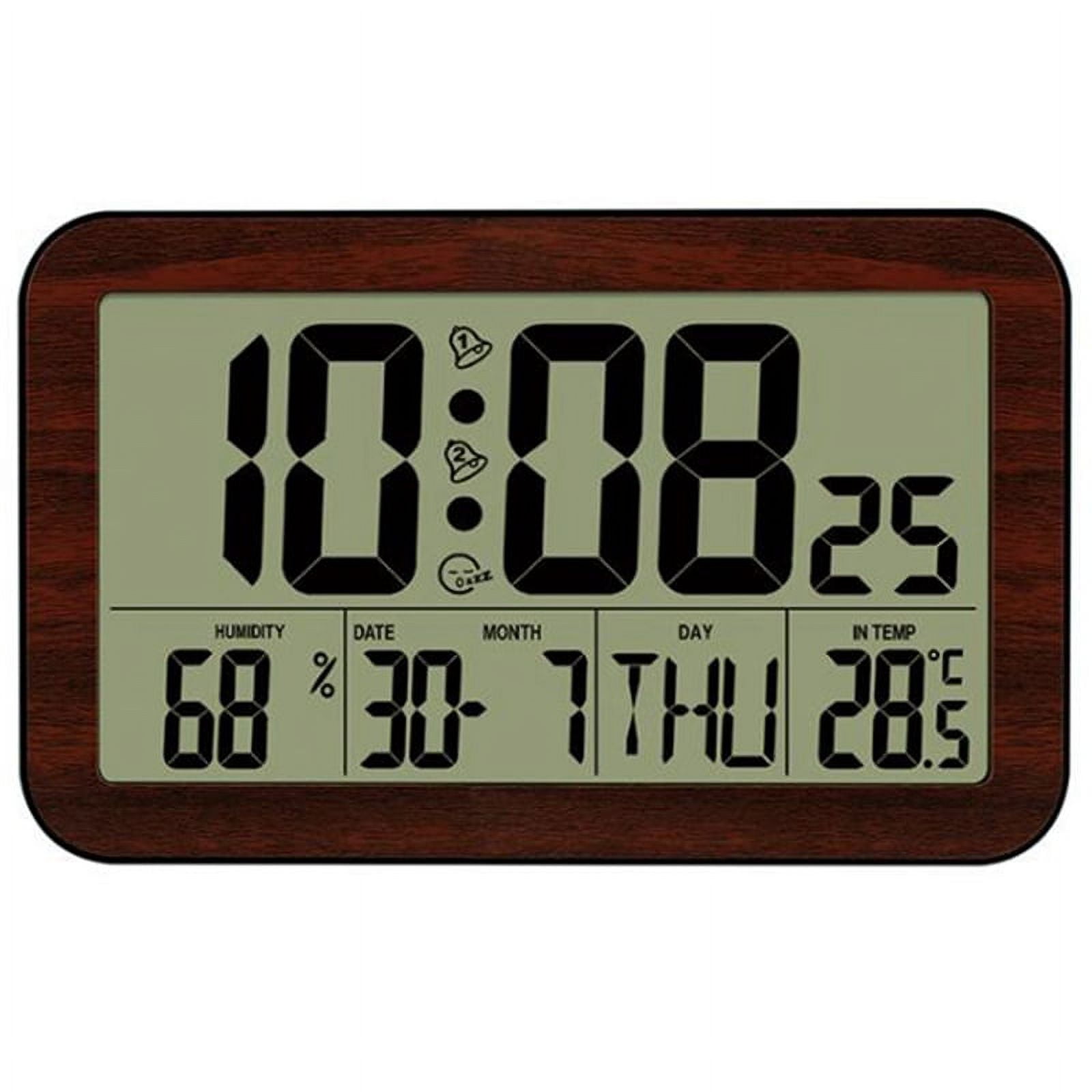 Screen Digital Wall Clock Home Electronic Wall Clock B - Walmart.com