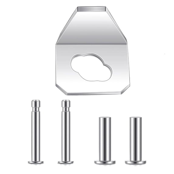 Screen Door Closer Maintenance Kit 1 Metal Plate 2 Pins 2 Protectors ...