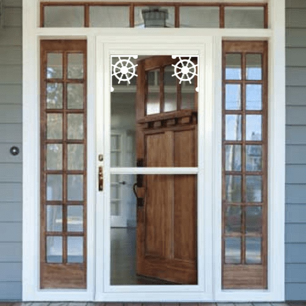 Screen Door Decor - Ship's Wheel X2, Custom Mailbox, Bracket, Outdoor ...