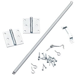 Wright Products VF333WH Wright ProductsVF333WH, WHITE Free Hanging Push Button Handle - Walmart.com