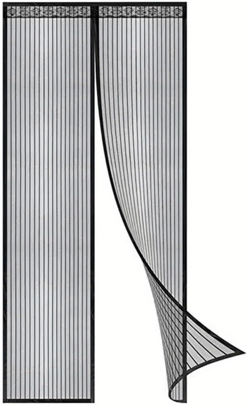 Screen Door with Magnets Encrypted Mesh Heavy Duty Mesh Screen Doors ...