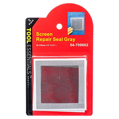 Screen Door/Window Mesh Repair Fix Sheet 3.5" x 3.5 - Walmart.com