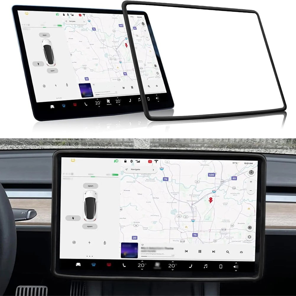 Screen Frame Protector for Tesla Model 3 Y Accessories Silicone 2017 ...