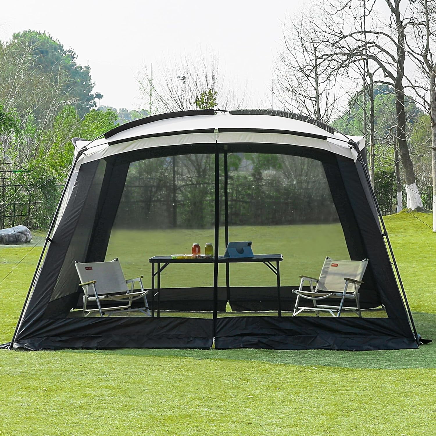 Screen House Room 11x11 Ft Mesh Net Tent Canopy Shelter Gazebo, Easy ...