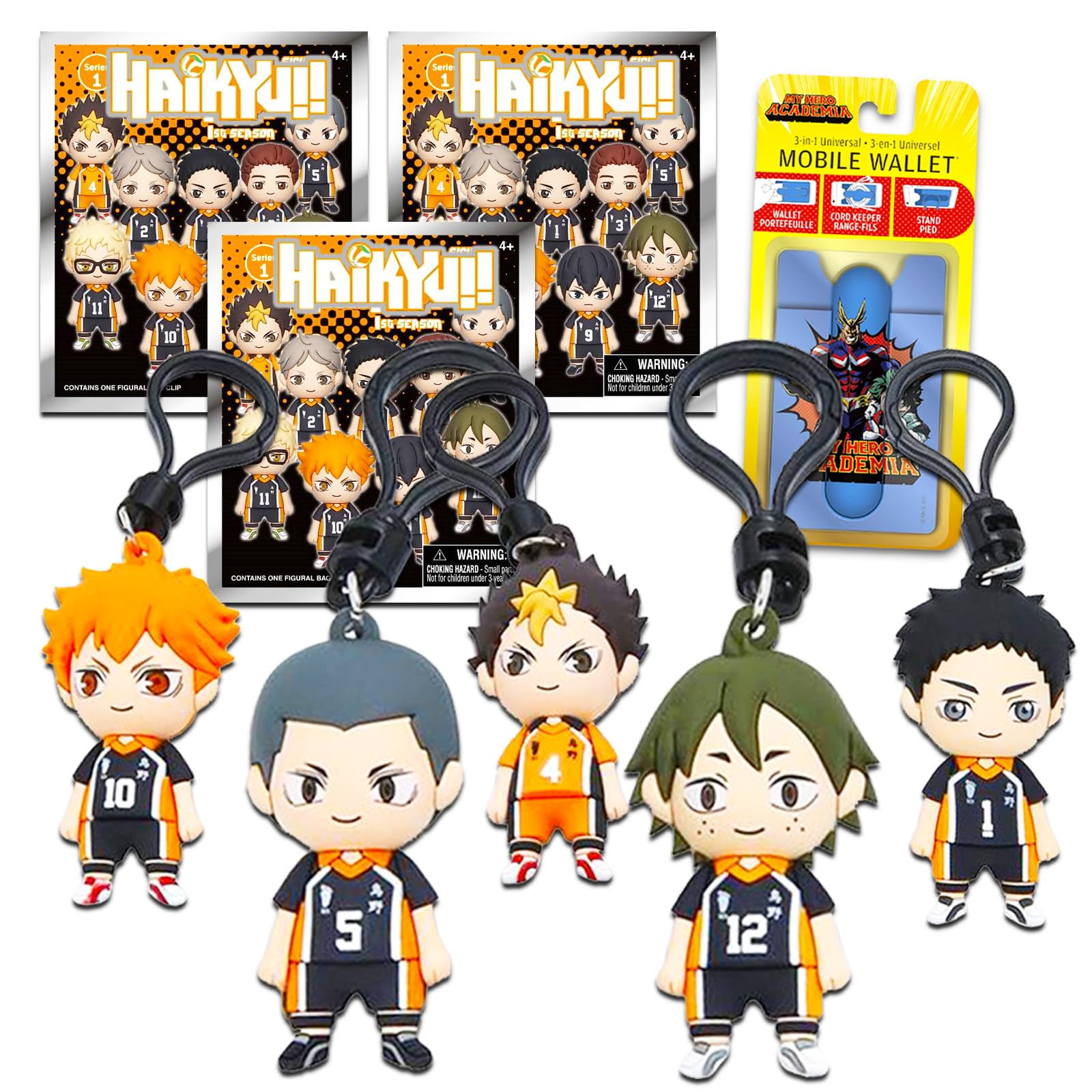 Screen Legends Haikyuu!! Blind Bag Party Favors Bundle ~ 3 Pack Haikyuu ...