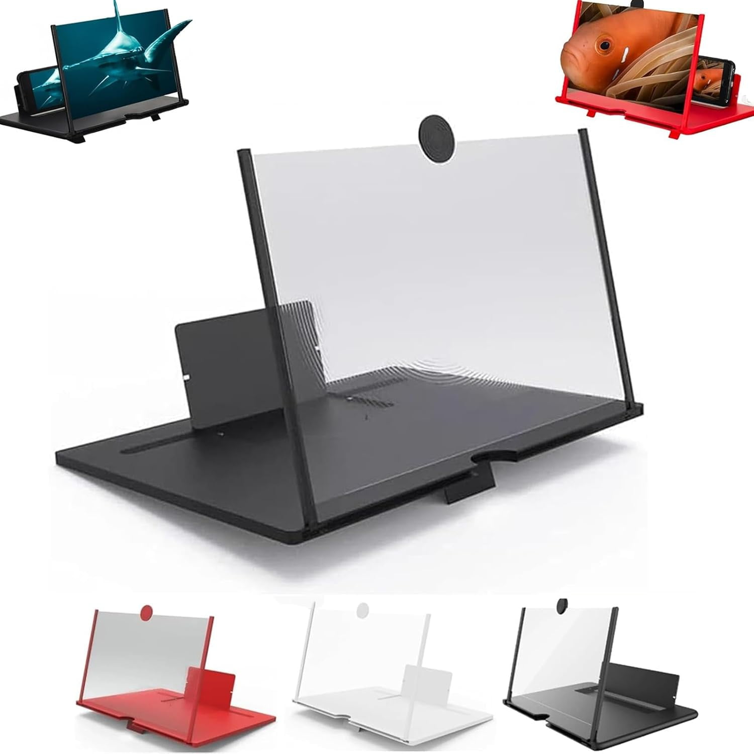 Screen Magnifier 2025 Version, Foldable Phone Stand with Screen ...
