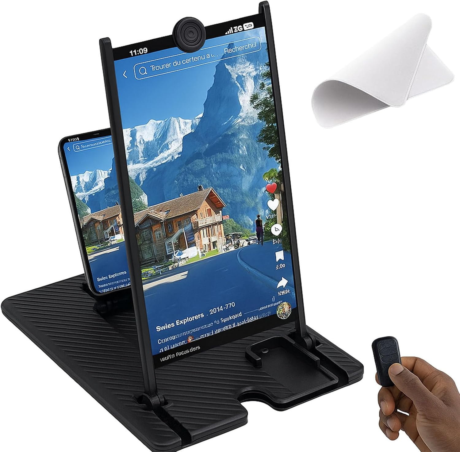 Screen Magnifier for Cell Phone - Upgraded HD Foldable Design Screen ...