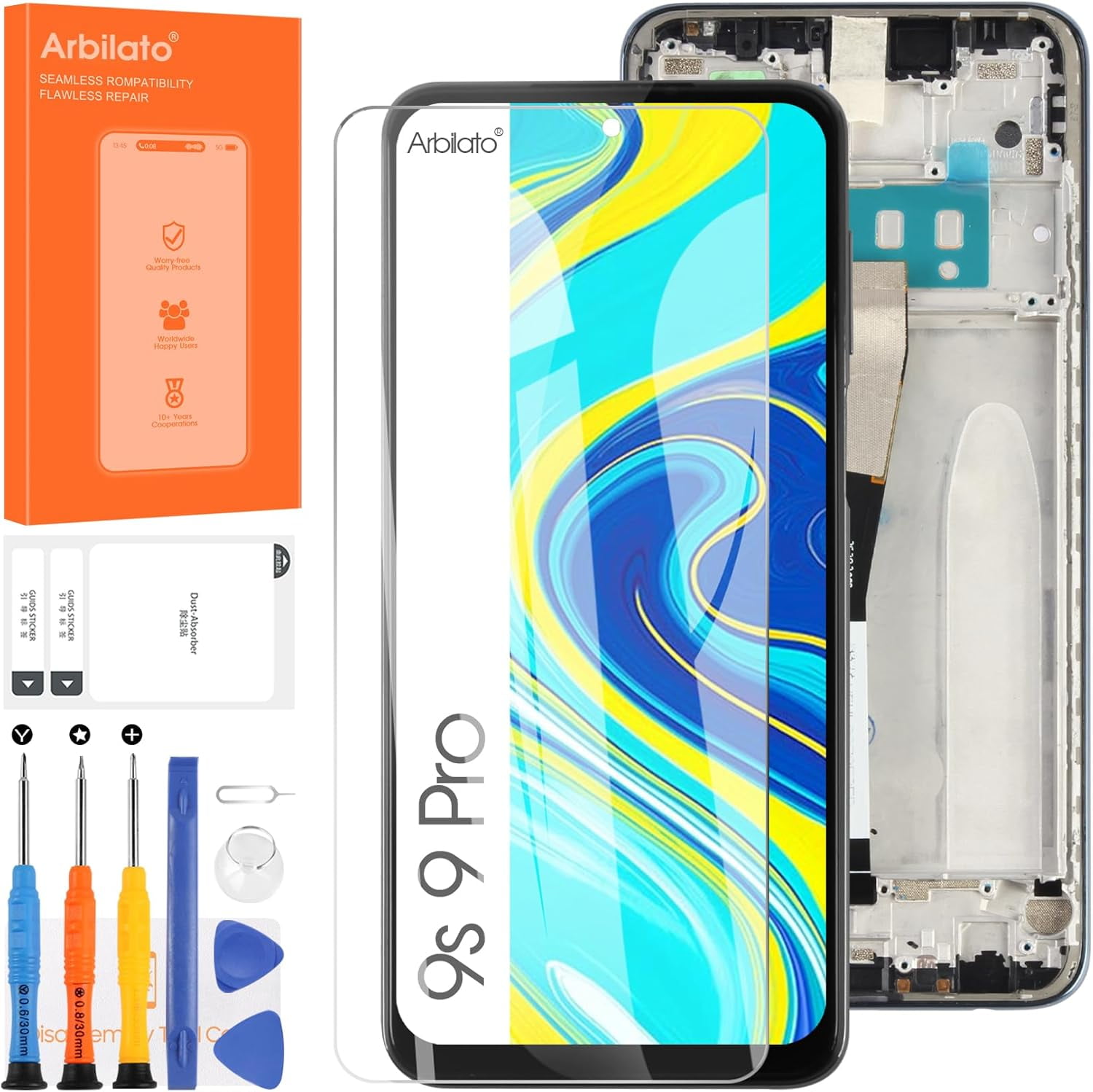 Screen for Note 9 Pro Screen Replacement for Note 9S LCD Screen ...