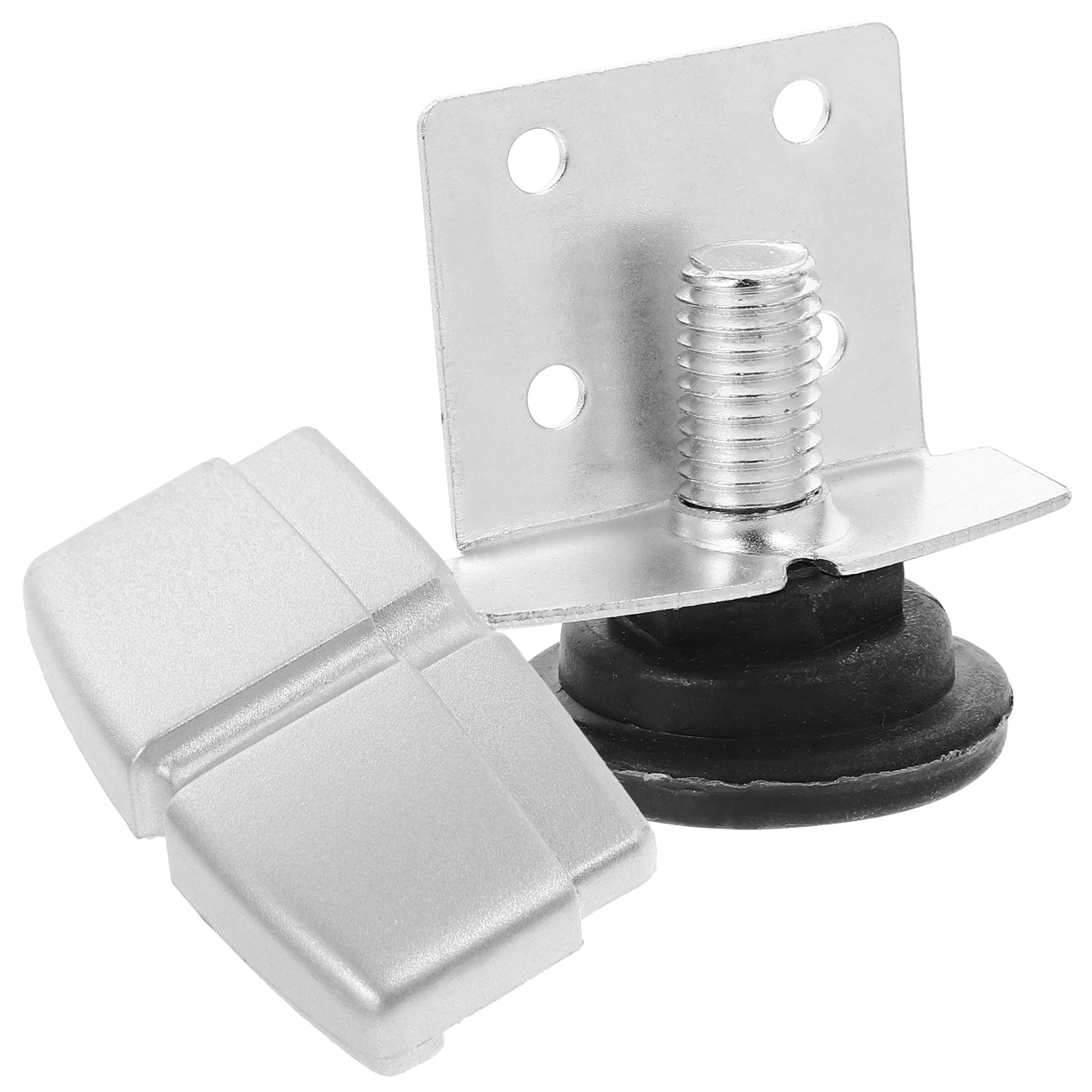 Raindrops Computer Table Partition Hardware Clamp Set Silver Aluminum ...