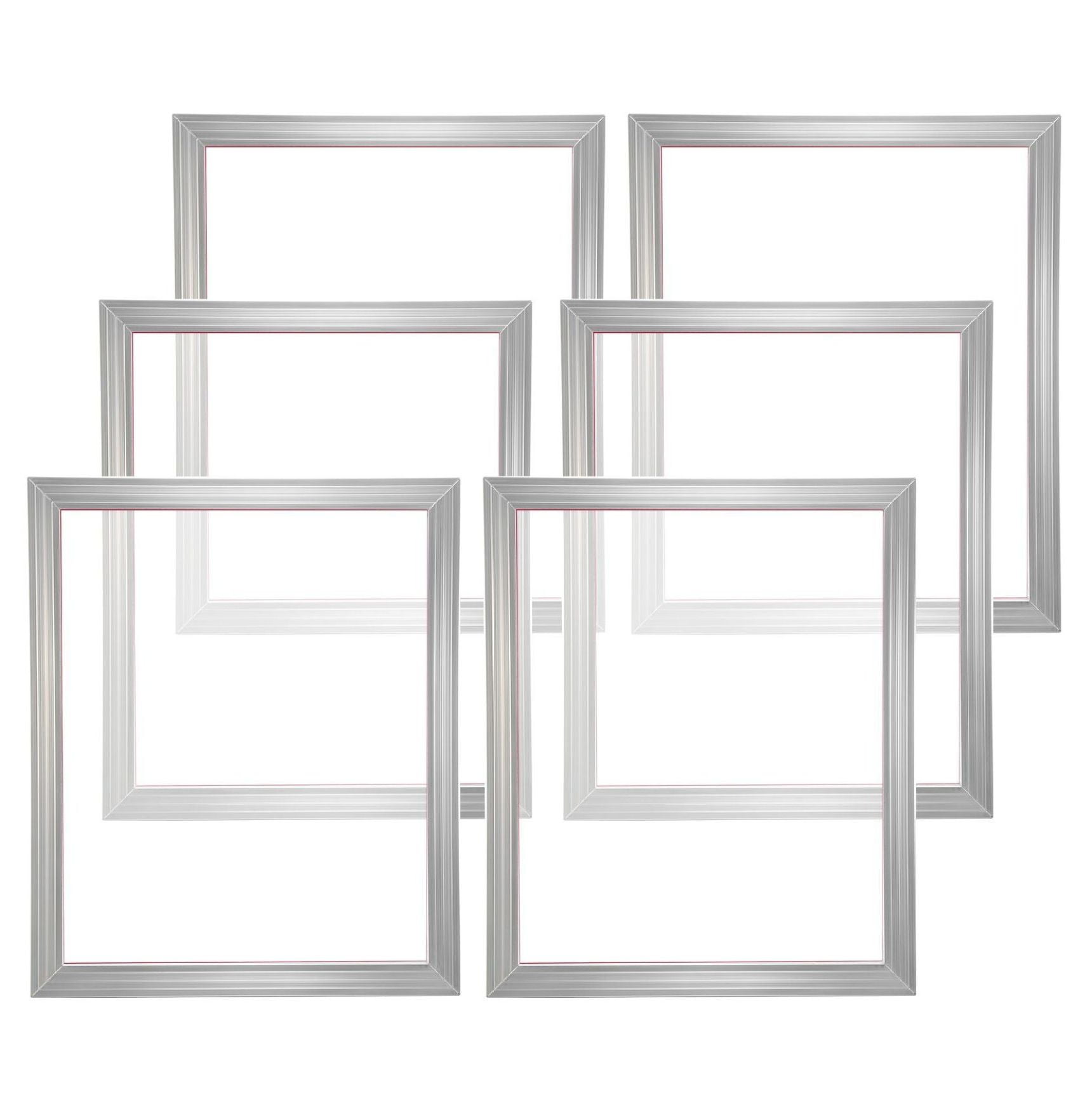 Screen Printing Kit, 6 Pieces Aluminum Silk Screen Printing Frames ...