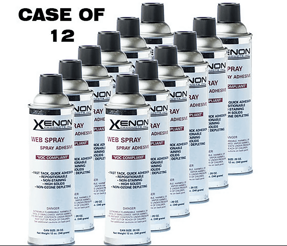 Screen Printing Pallet Adhesive - Xenon Spray Platen Adhesive Web 12 ...